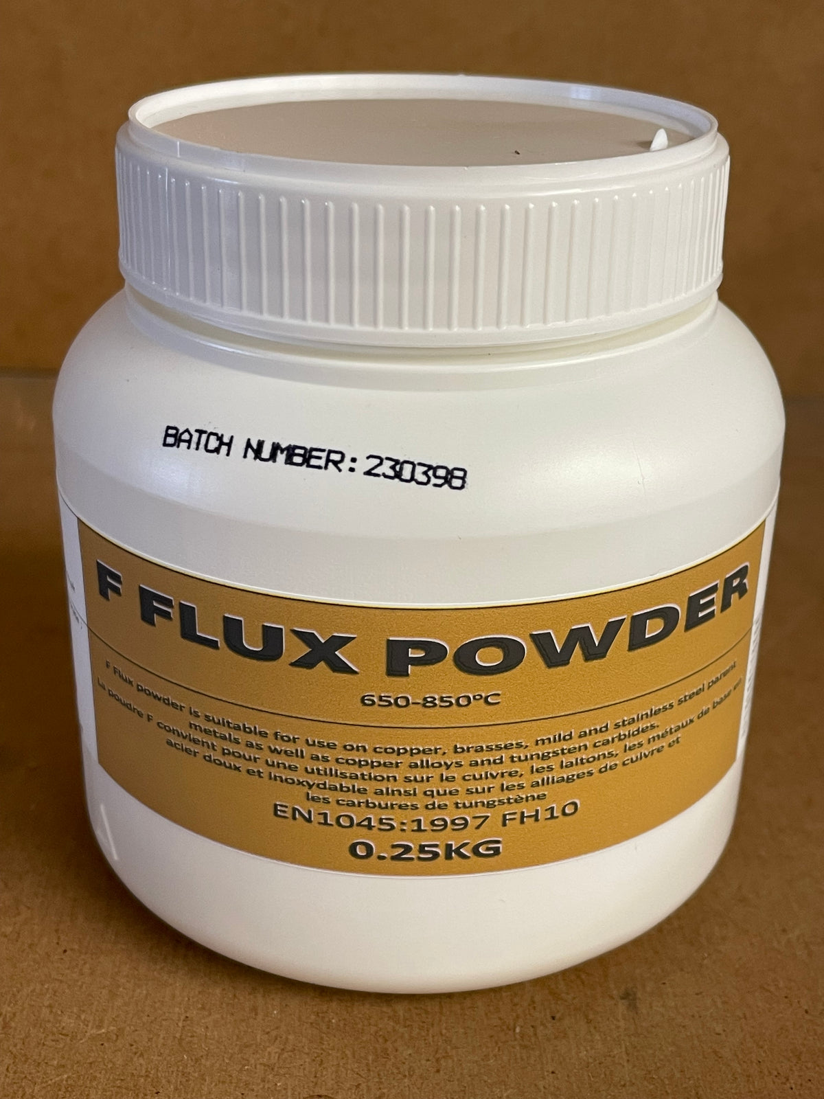 F Flux Powder 0.5kg pot — SolPro Brazing Limited